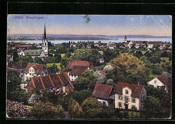 Kreuzlingen, Teilansicht mit Fernblick a | Kaufen auf Ricardo Kreuzlingen, Teilansicht mit Fernblick a | Kaufen auf Ricardo