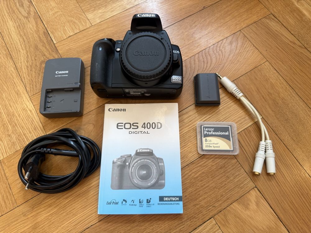 Canon EOS 400D Digitalkamera, inkl. Zubehör, guter Zustand! (Gebraucht ...