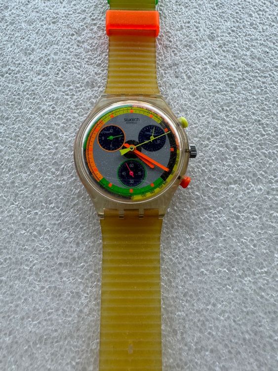 SWATCH*CHRONO*JELLY STAG*SCK104*1993*Gemäss Beschreibung !! | Acheter sur Ricardo