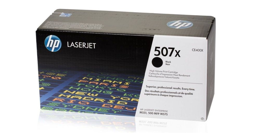 HP Color LaserJet M551/M570/M575 black Toner, 507X, CE400X | Kaufen auf ...