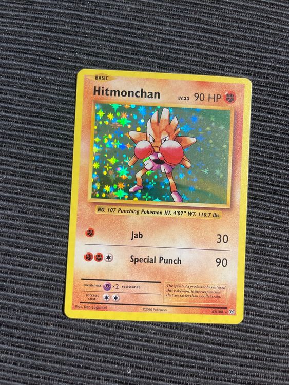 Pokemon Hitmonchan Holo XY Evolutions excellent | Kaufen auf Ricardo