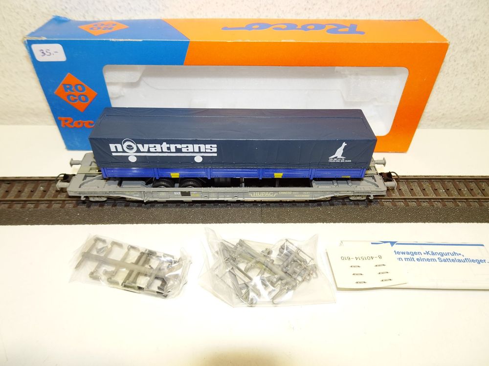 Roco Güterwagen SBB Hupac 595-7 Novatrans HO 44311D (Neu (gemäss ...