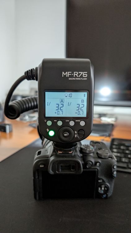 Godox MF-R76 Ringblitz - Blitzauktion 24h!! (Neu (gemäss Beschreibung ...