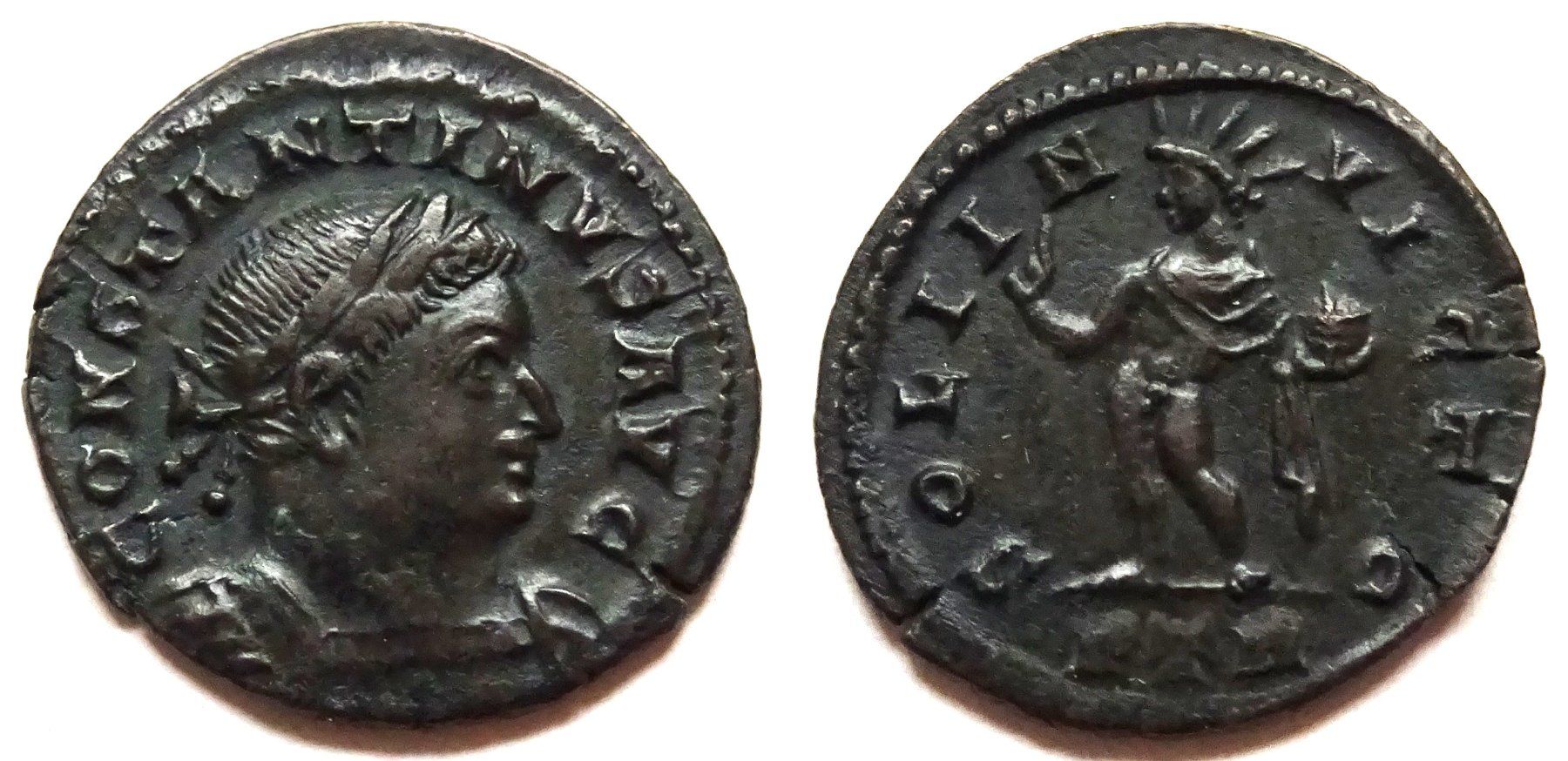 CONSTANTINE I AE Half Nummus (310-311 AD). Selten (Gebraucht) in La ...