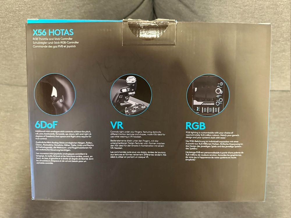 Logitech X56 HOTAS RGB Throttle and Stick Controller | Kaufen auf Ricardo