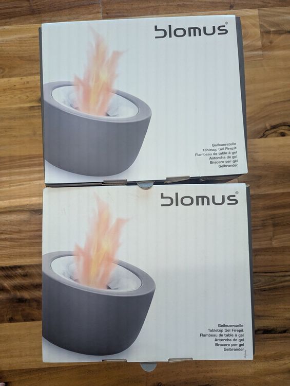 2x Blomus Gelfeuerstelle (FUOCO, polierter Edelstahl) (Neu (gemäss ...