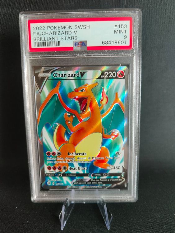 Pokemon 2022 Brilliant Stars Full Art Charizard V (7) (Gebraucht) in ...