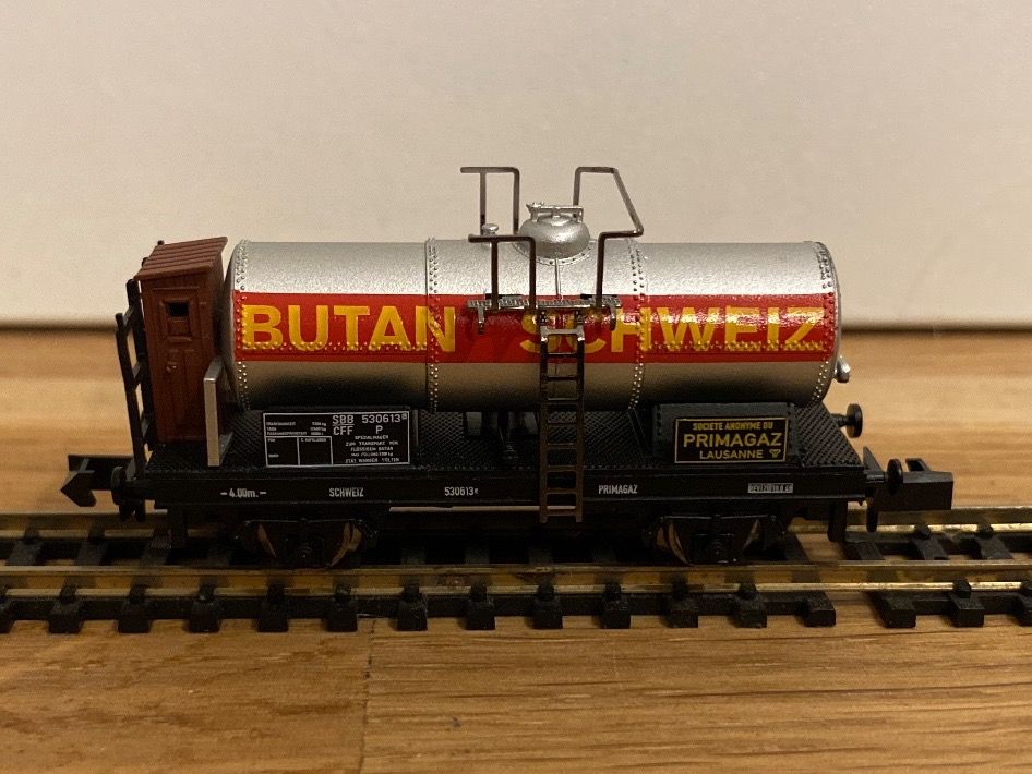 Arnold 6031 SBB Kesselwagen „BUTAN Schweiz“ (Neu und originalverpackt ...