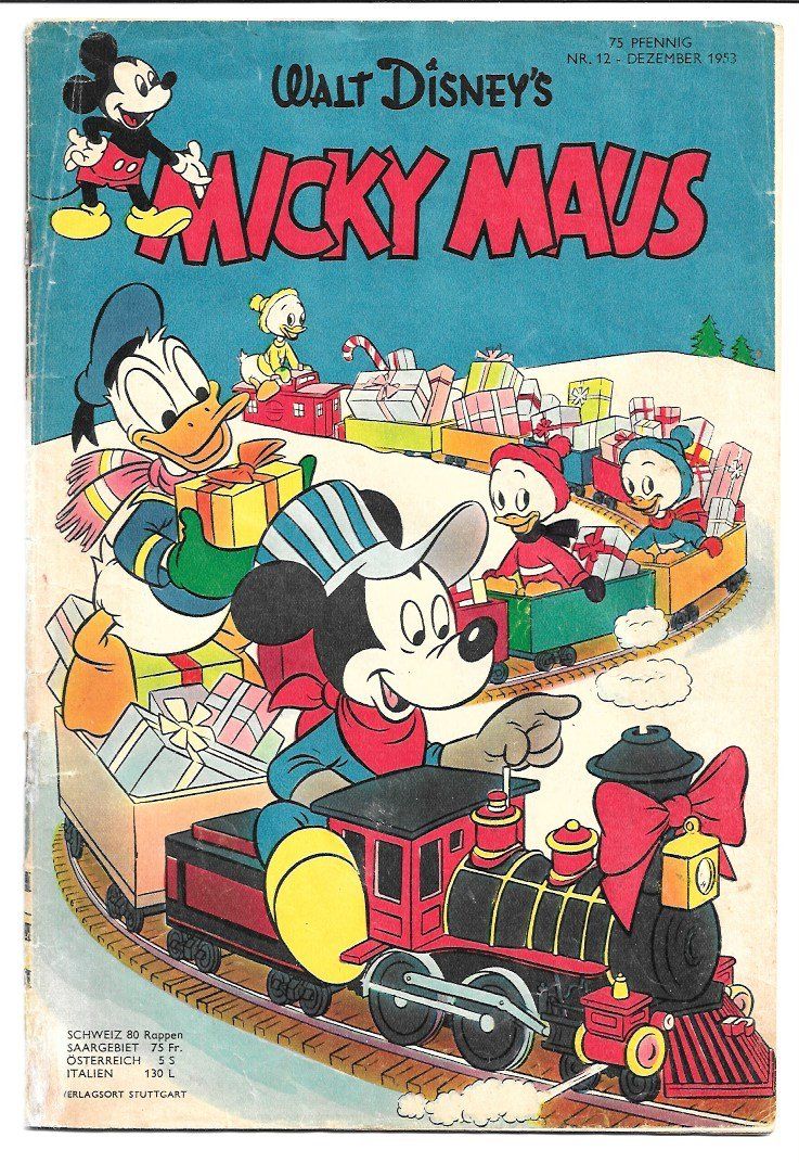 Micky Maus 1953, Nr12 Walt Disney, mit Carl Barks Duck Story (Gebraucht ...