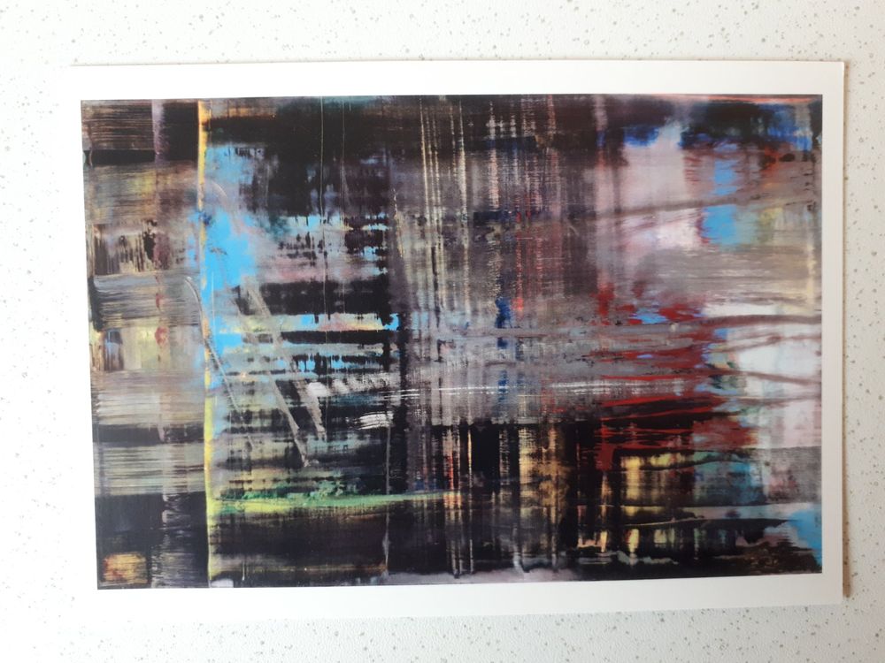 Kunstkarte Gerhard Richter, Ölgemälde "Wald" | Kaufen auf Ricardo