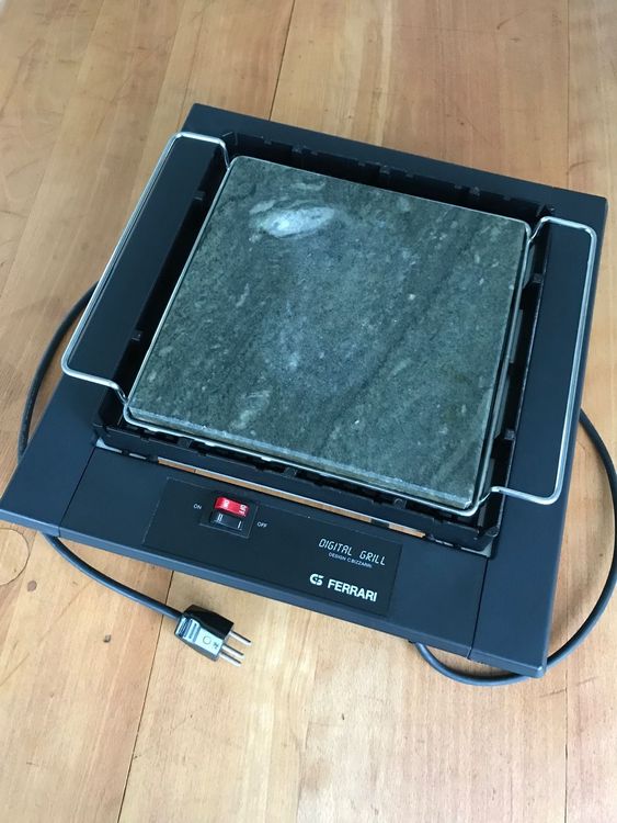 Elektrischer Tischgrill mit heissem Stein (Gebraucht) in Schwarzenbach für CHF 5 – mit Lieferung ...