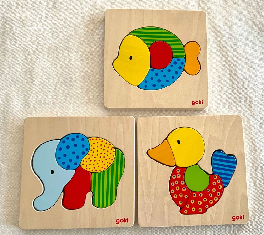 GOKI 3 Puzzle colorés | Kaufen auf Ricardo