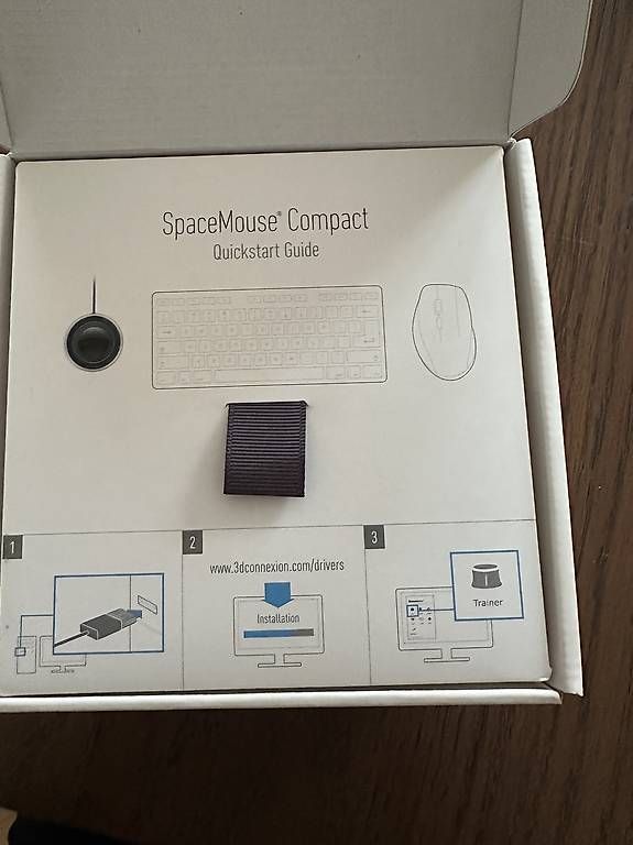 Space Mouse Compact - 3D Connexion -3D Maus (Neu und originalverpackt ...