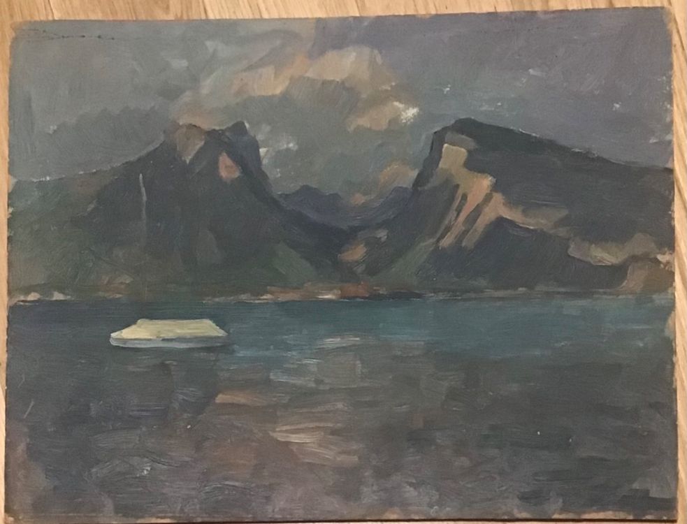 Renée Yolande HAUSER (1919-2008) Berglandschaft Gemälde | Kaufen auf ...
