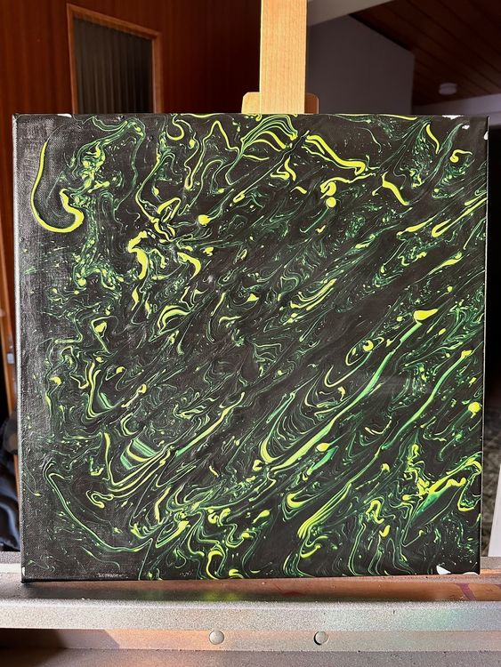 Acryl pouring auf Leinwand (Neu (gemäss Beschreibung)) in Kriens für CHF 1 – mit Lieferung auf ...