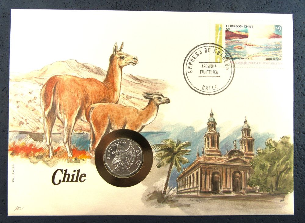 CHILE LAMA'S MÜNZ-NUMIS-BRIEF 1979 (Gebraucht) in Ettingen für CHF 2 – mit Lieferung auf Ricardo ...