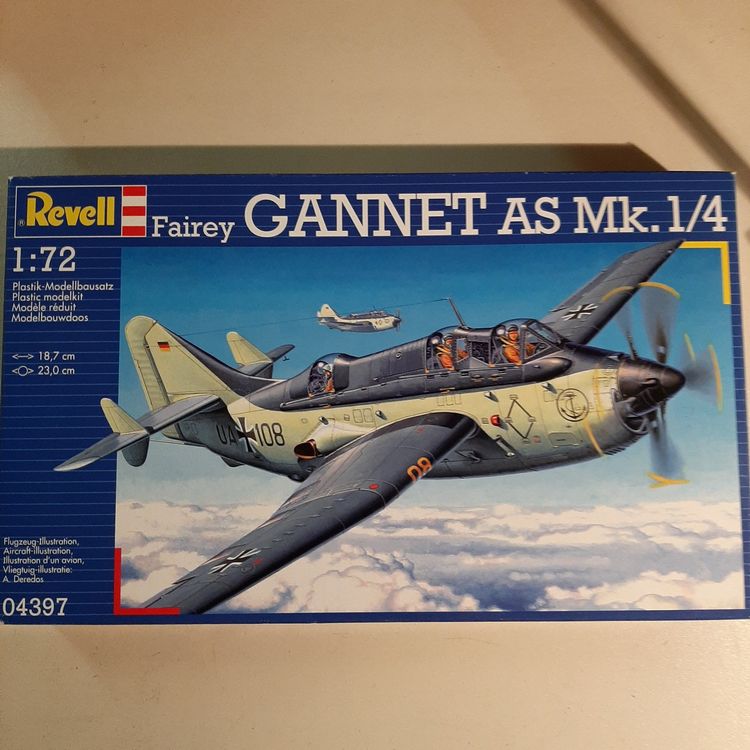 3068 ... Fairey Gannet AS Mk 1/4 ... Revell 04397 (Gebraucht) in ...