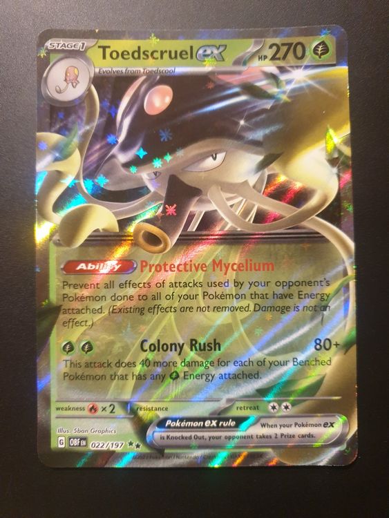 Pokemon Toedscruel Ex EN 022/197 * NM * FR. 1.- (Gebraucht) in Uttwil ...