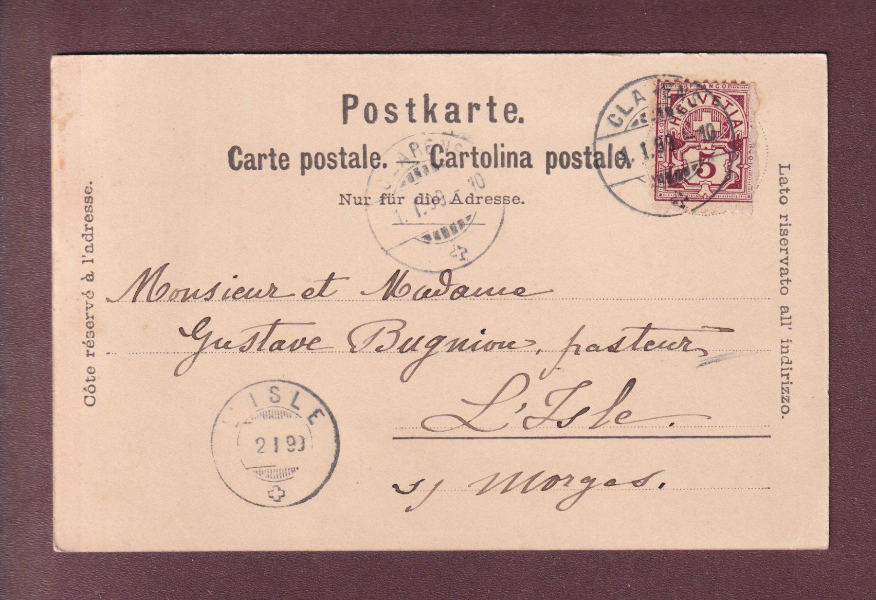 BARQUE DU LEMAN - 1899 (D'occasion) à Pully pour CHF 6 – avec livraison ...