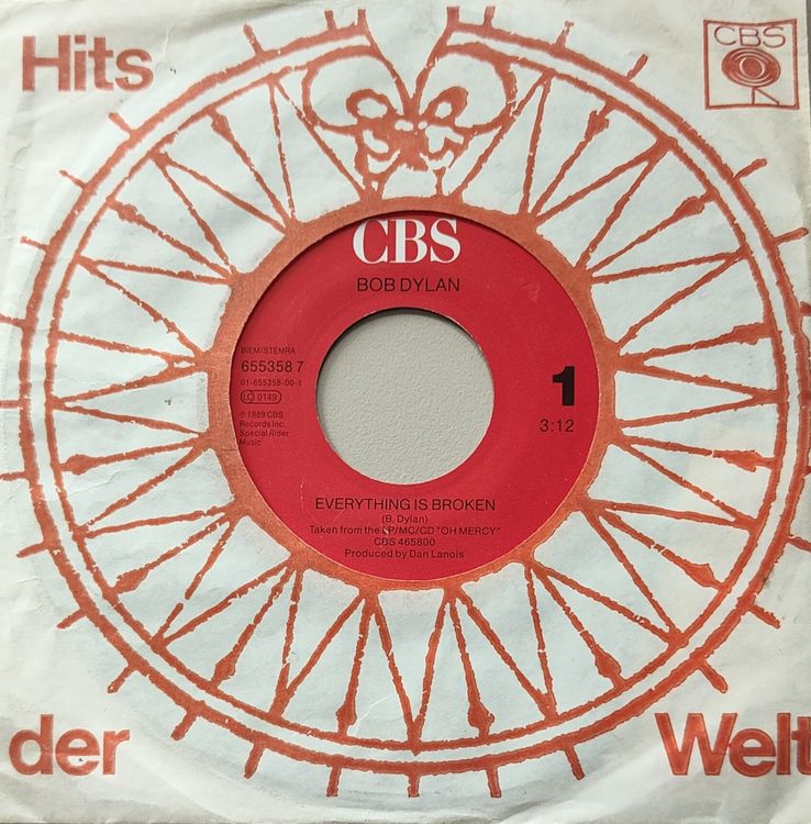 Vinyl Single Bob Dylan - Everything Is Broken (Gebraucht) in Langenthal für CHF 8.5 – mit ...