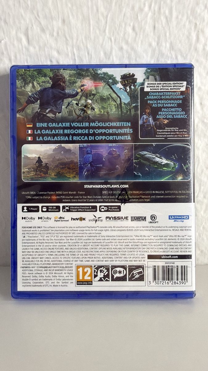 Star Wars Outlaws PS5 - Special Edition - New & Sealed! (Neu und ...