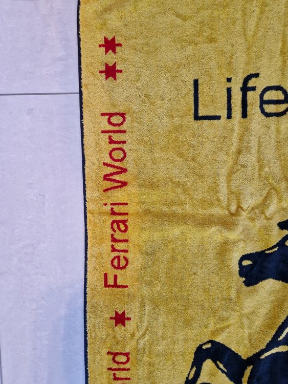 Badetuch Ferrari (Gebraucht) in für CHF 15 – mit Lieferung auf Ricardo ...