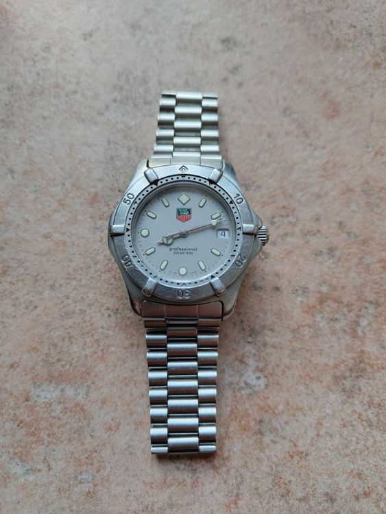 Tag Heuer Professional 200m, 37mm diamètre quartz 962.206R (D'occasion ...