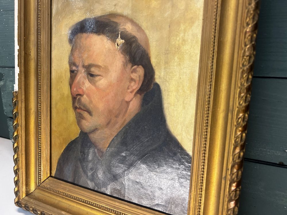 Mönch Portrait von Louis-Édouard MAY bekannt als EDWARMAY (Defekt) in ...