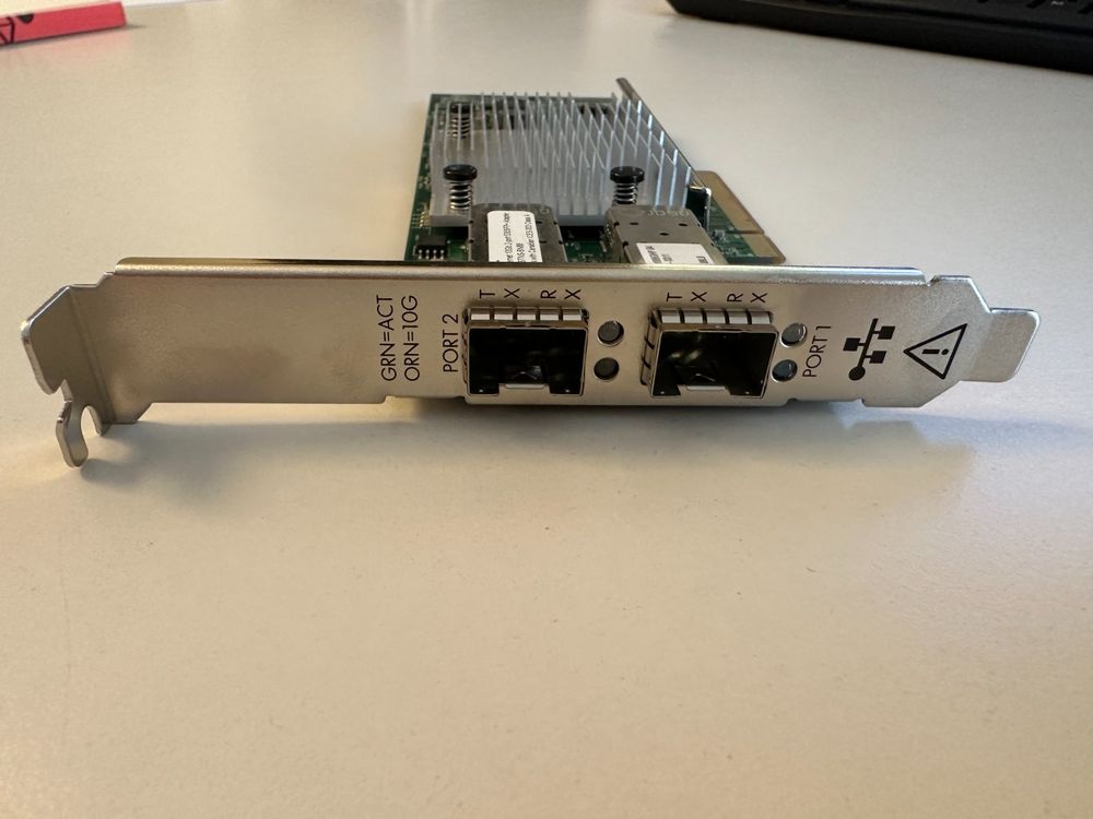 HPE 530SFP+ DP 10G SFP+ Ethernet Netzwerkkarte 656244-001 (Gebraucht ...