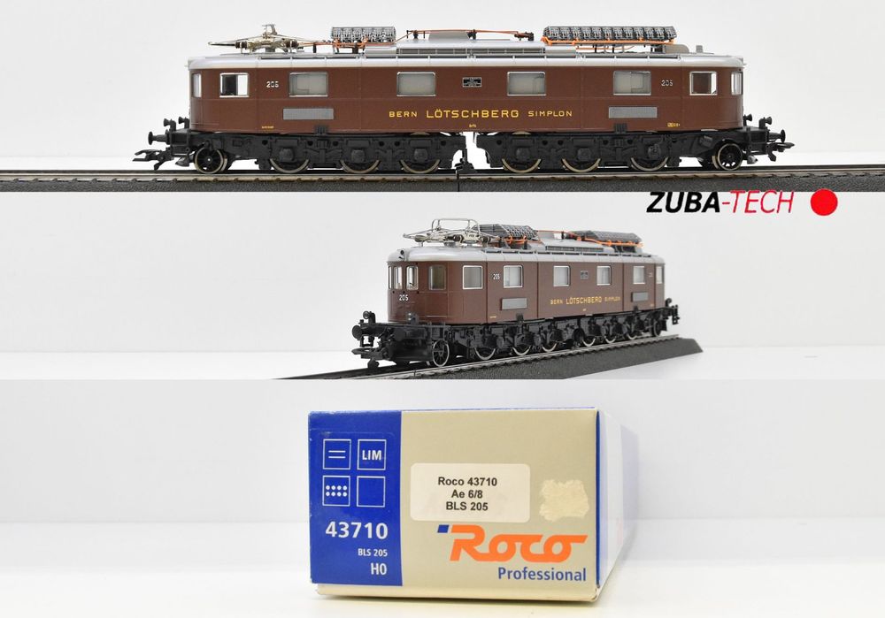 Roco 43710 E-Lok Ae 6/8 BLS H0 GS Analog mit OVP (Gebraucht) in St ...
