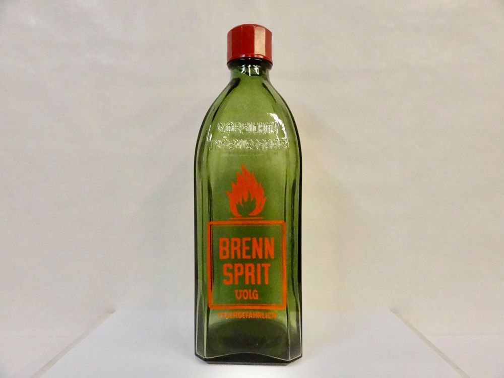 alte Flasche GIFTFLASCHE BRENNSPRIT VOLG 1965 BÜLACH (Gebraucht) in ...