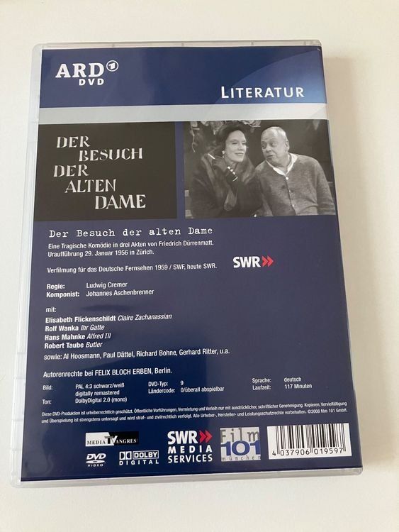 Der Besuch der alten Dame - Friedrich Dürrenmatt - ARD FILM | Kaufen ...