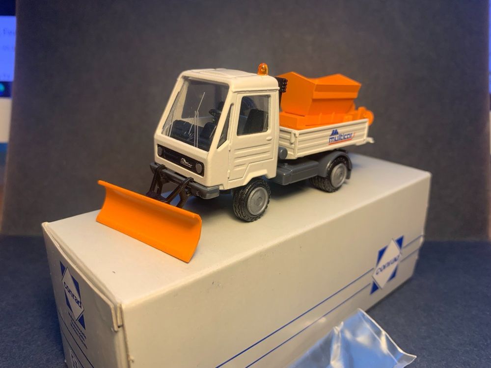 Multicar Schneepflug - Conrad 1:50 OVP (Neu und originalverpackt) in ...
