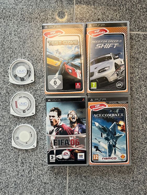 7 PSP Spiele (Test Drive Unlimited, NFS Shift, etc.) | Kaufen auf Ricardo