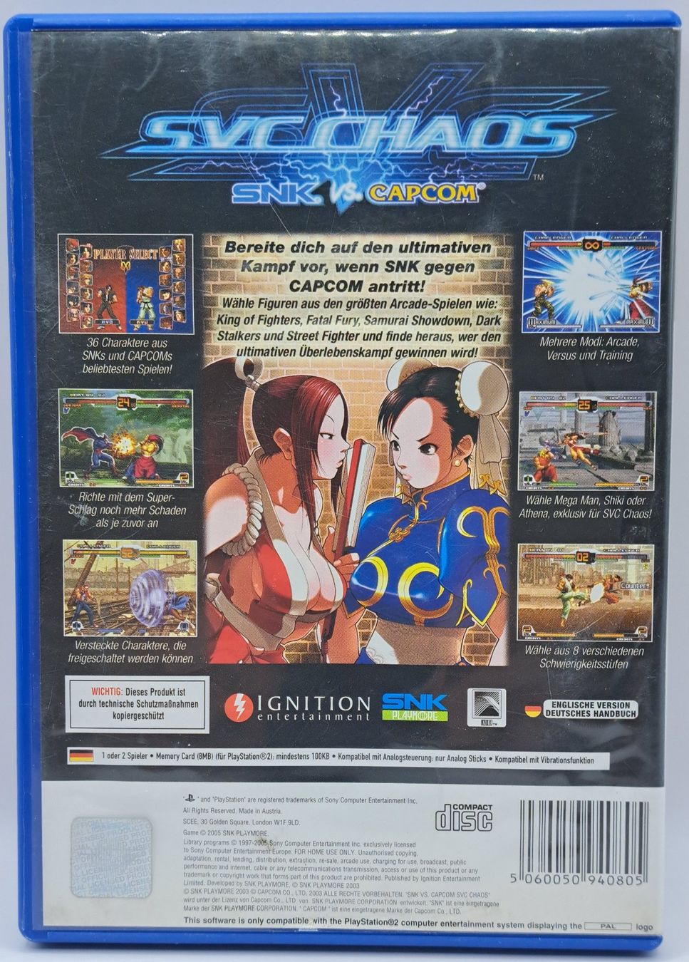 SVC Chaos SNK vs. Capcom (Playstation 2/PS2) (Gebraucht) in Balgach für ...