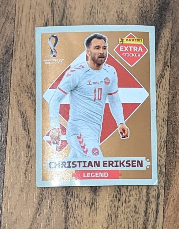Panini Extra Sticker FIFA WM 2022 Christian Eriksen | Kaufen auf Ricardo