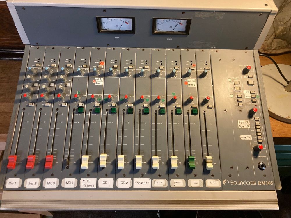 Soundcraft RM 105 , Guter Zustand . Vintage Radio Mischpult | Kaufen ...