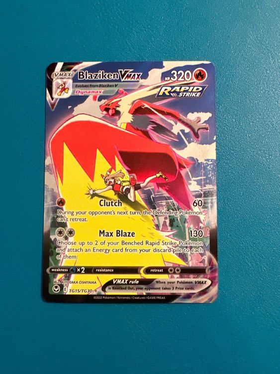 Pokemon Blaziken Vmax alternativ Artwork Top Selten 320 HP (D'occasion) à Lommiswil pour CHF 13 ...