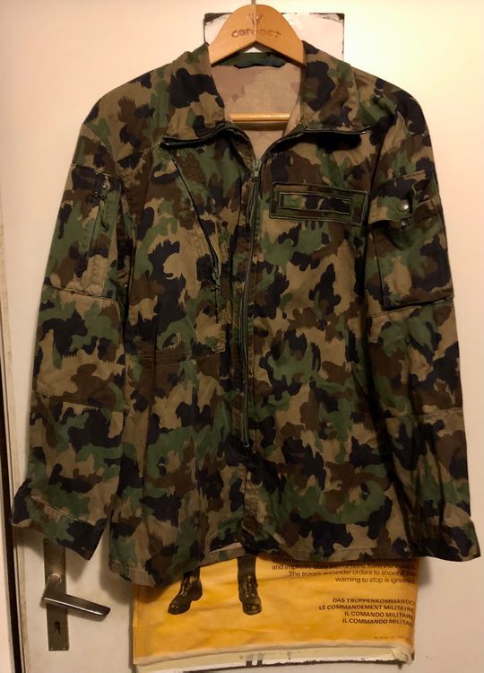 Schweizer Armee TAZ 90 Jacke Tarnanzug Militär Tarnanzug | Kaufen auf ...