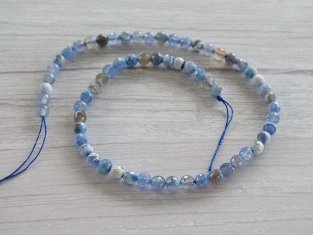 Ein Strang 6 mm Achat ( gebrannt ) | Kaufen auf Ricardo