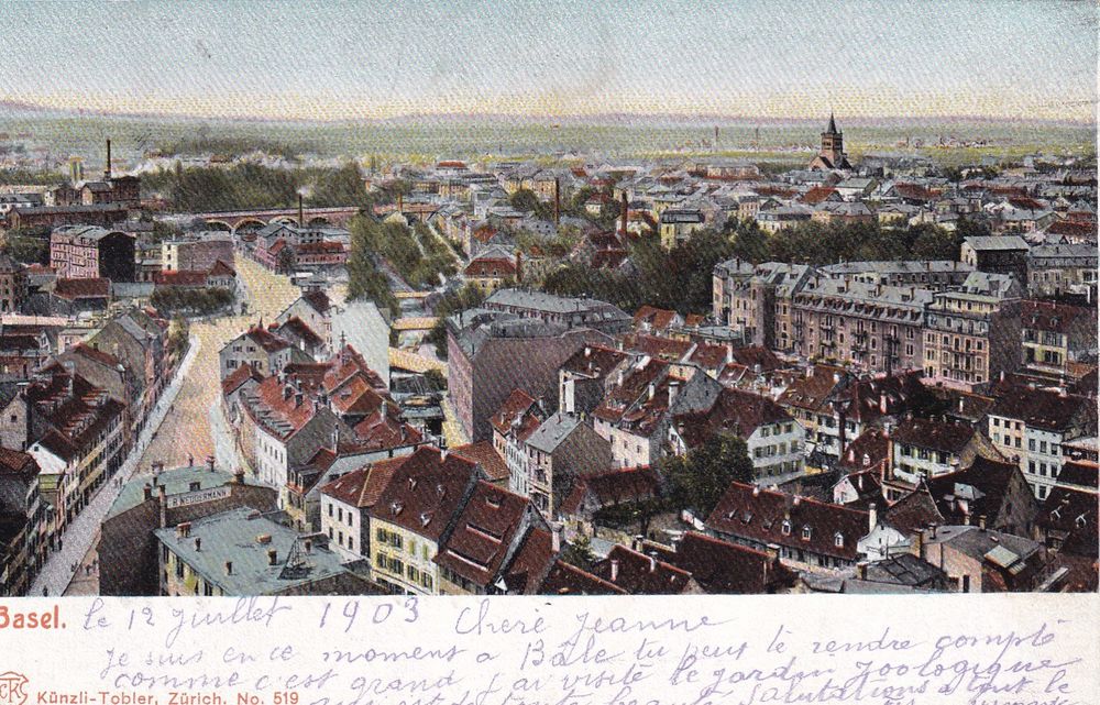 Ansichtskarte Basel 1903 | Kaufen auf Ricardo