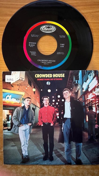 Crowded House - Something So Strong / 1. US-Press. 1986 TOP | Kaufen auf Ricardo
