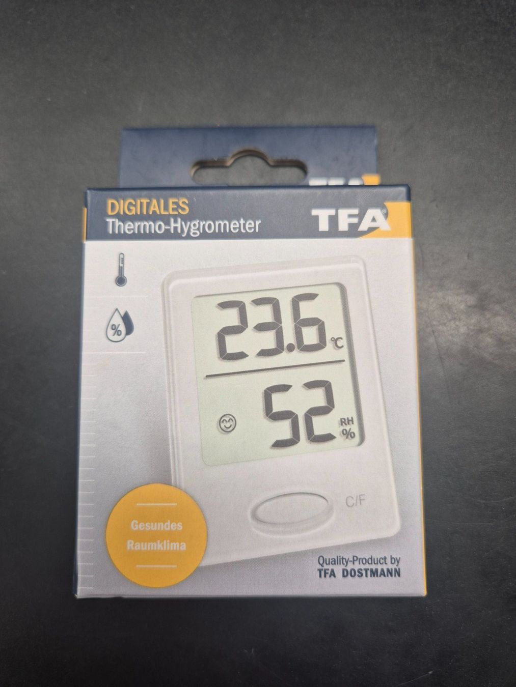 TFA Dostmann Thermo-Hygrometer - Top für gesundes Klima! (Neu (gemäss ...