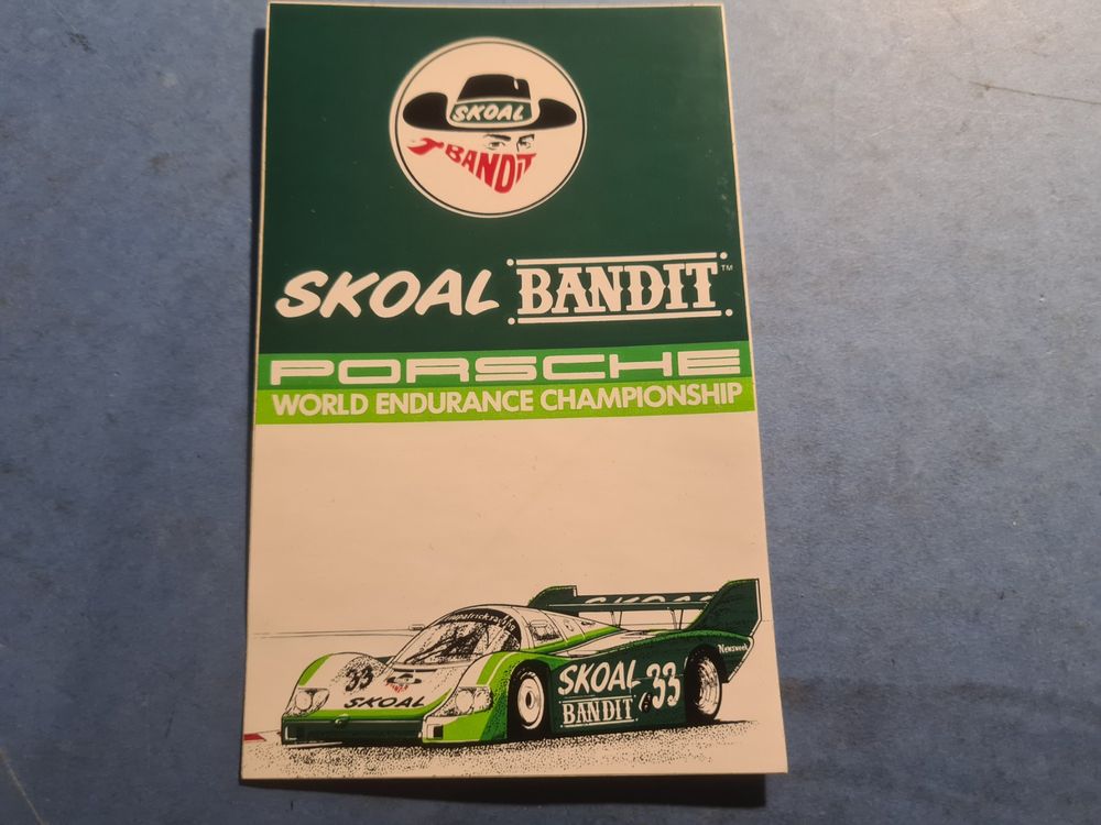 PORSCHE SKOAL BANDIT STICKER NEW OLD STOCK VINTAGE (Gebraucht) in ...