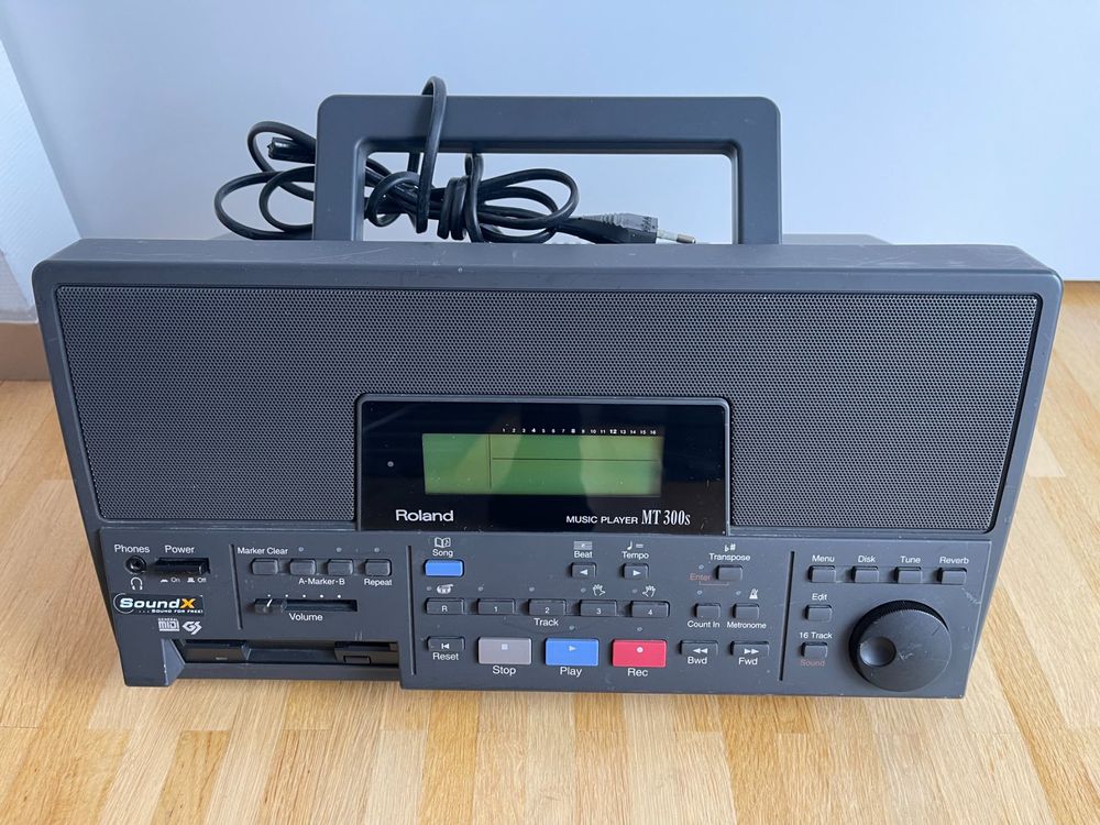 ROLAND MT-300s Music Player MIDI Recorder 16-Track Sequencer (Gebraucht ...