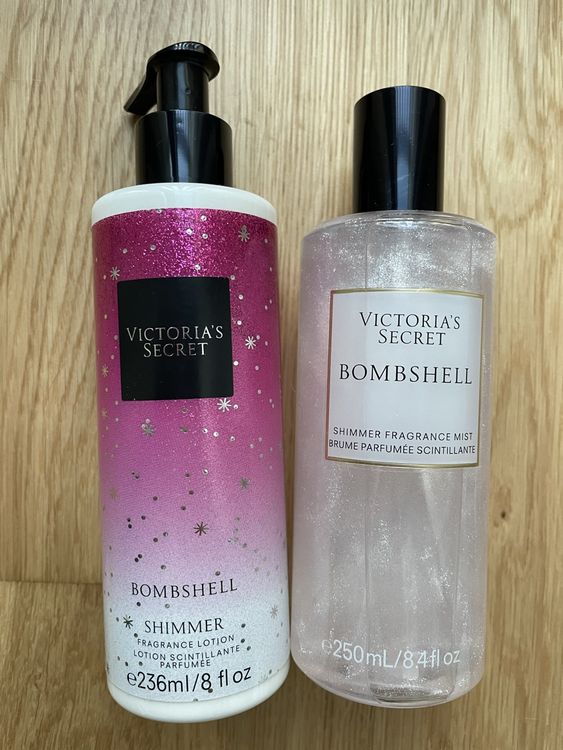Victoria’s Secret Bombshell Shimmer Body Spray & Lotion NEW | Kaufen ...