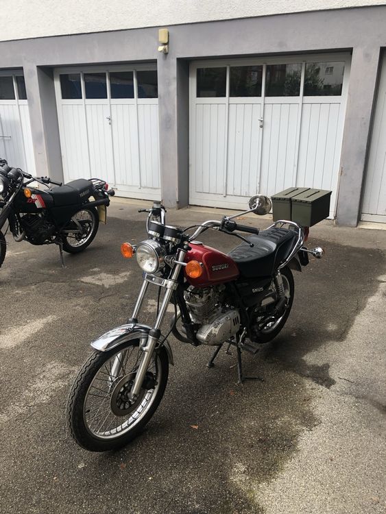 Suzuki GN 125 Chopper mit Munitionskiste (Gebraucht) in Gossau SG für ...