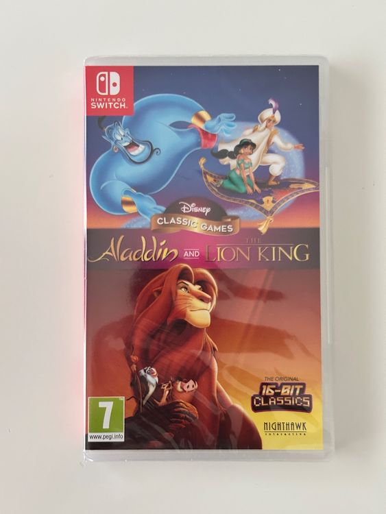 Switch: Disney Classic Games: Aladdin & The Lion King -NEU- | Kaufen ...