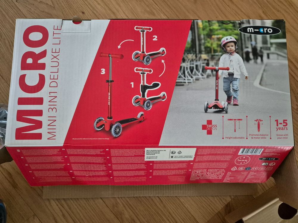 CHF99.90 NEUVE Trottinette Mini Micro 3in1 Deluxe Lite (Neu und originalverpackt) in Satigny für ...