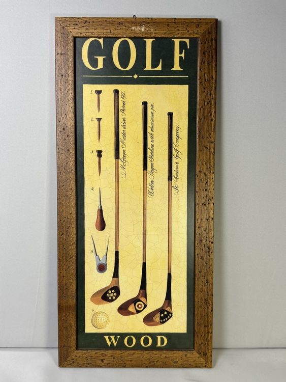 Tableau Golf Vintage Encadré - Déco Chic et Sportive! (Gebraucht) in ...